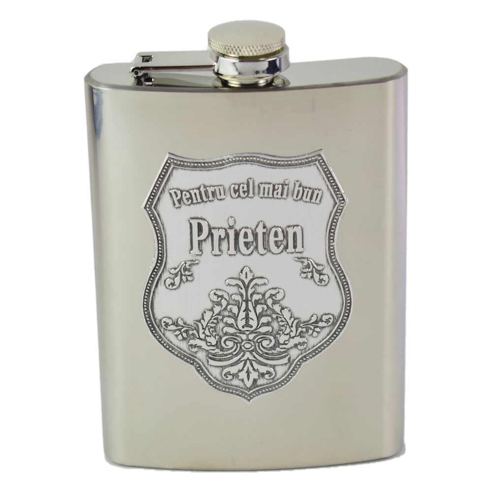 Plosca din inox 210 ml, "Pentru cel mai bun Prieten" - Hontfar