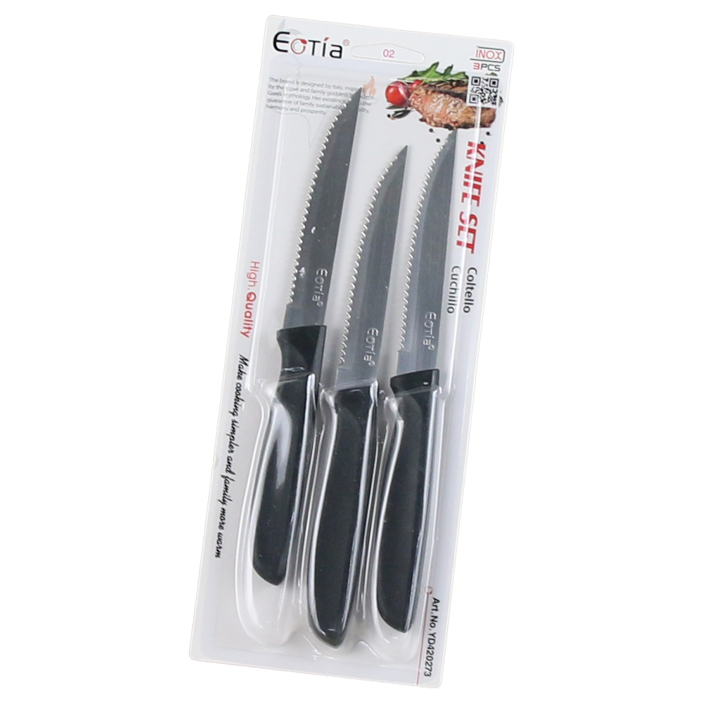 Set 3 cutite din inox 20 CM, Eotia 0869 - Hontfar