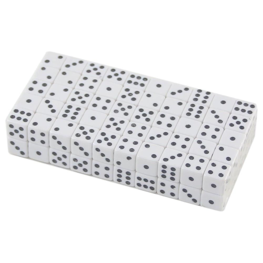 Set 100 de zaruri 1 CM - Hontfar