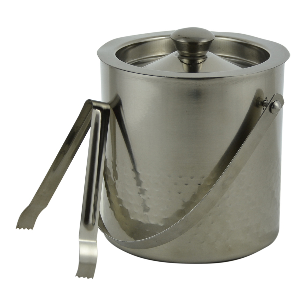 Frapiera gheata cu capac si cleste realizat din material inoxidabil ...