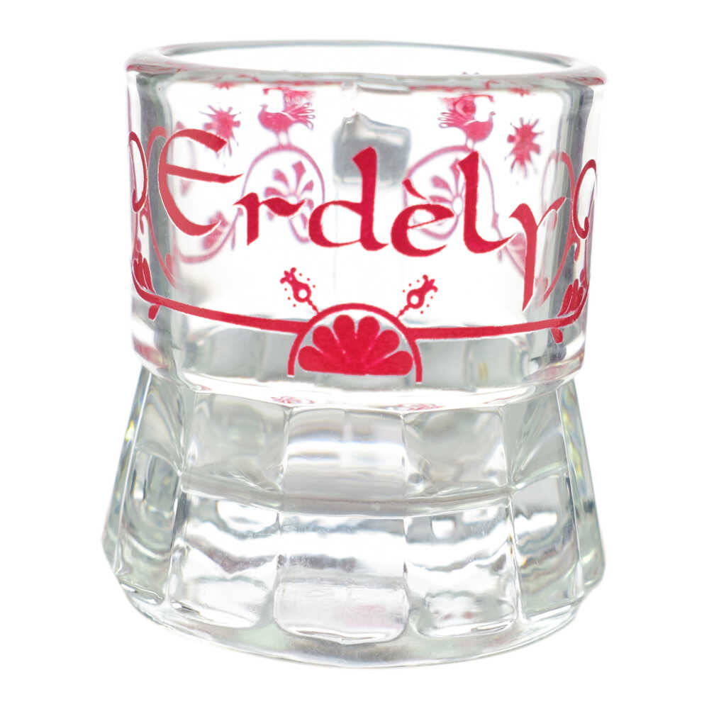 Pahar realizat din sticla pentru lichior/snaps - Design Erdely - Hontfar