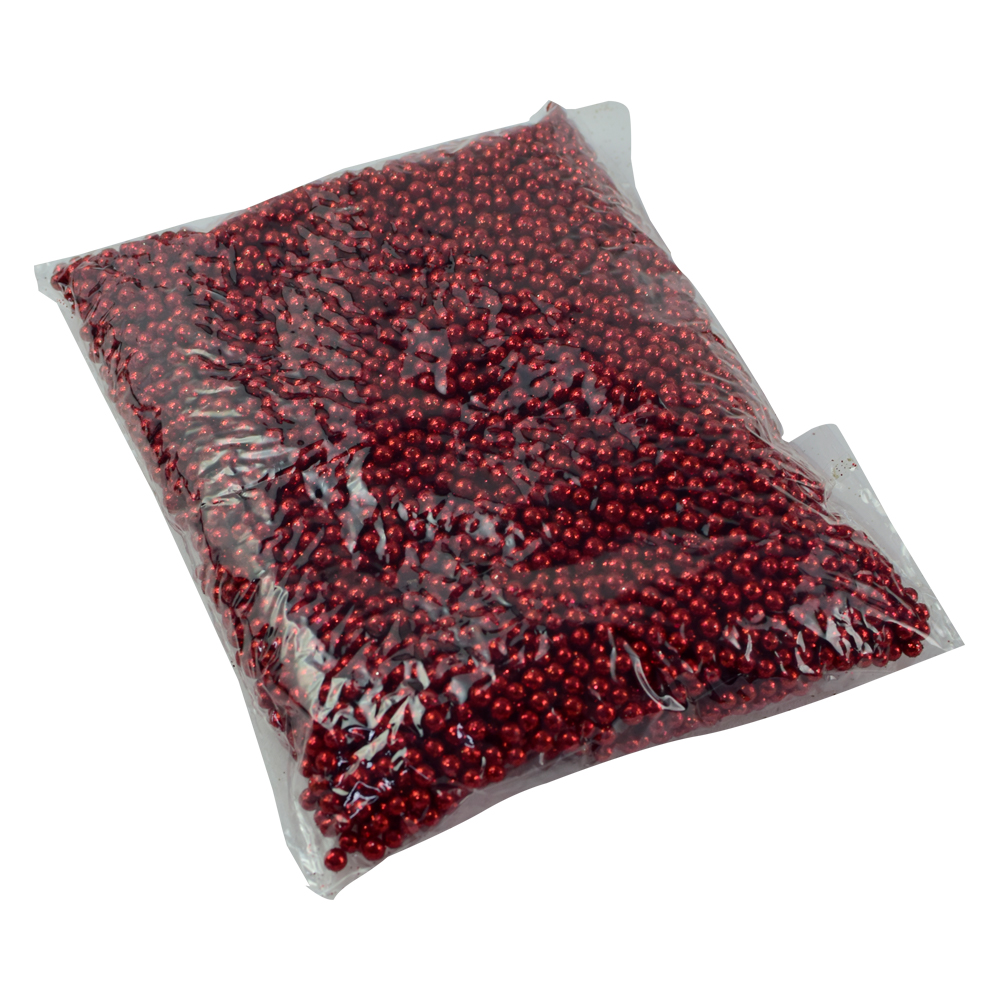 Set de bile decorative realizate din polistiren pentru Craciun - Rosu ...