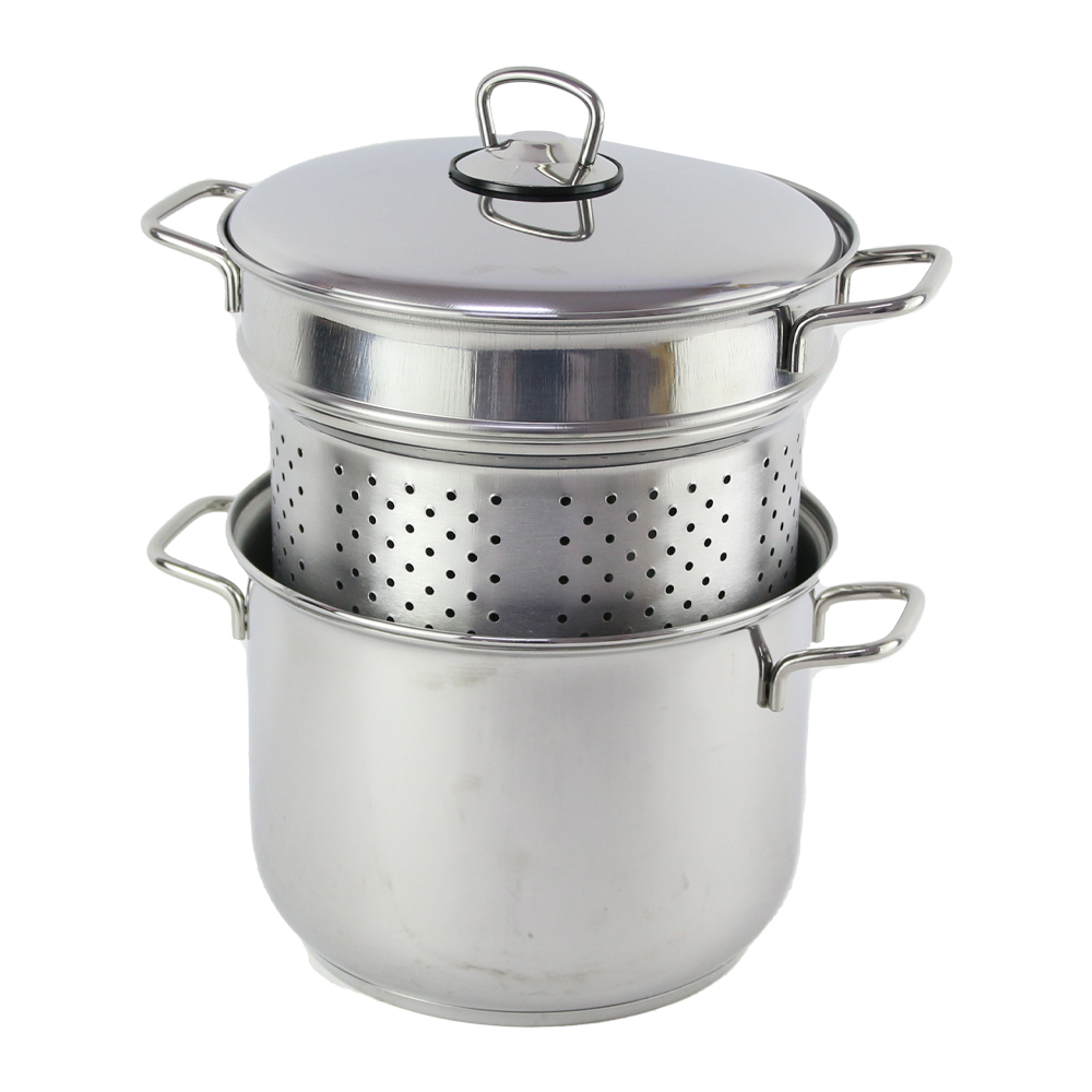 Oala inox cu capac pentru paste, 6 L, Arian - Hontfar