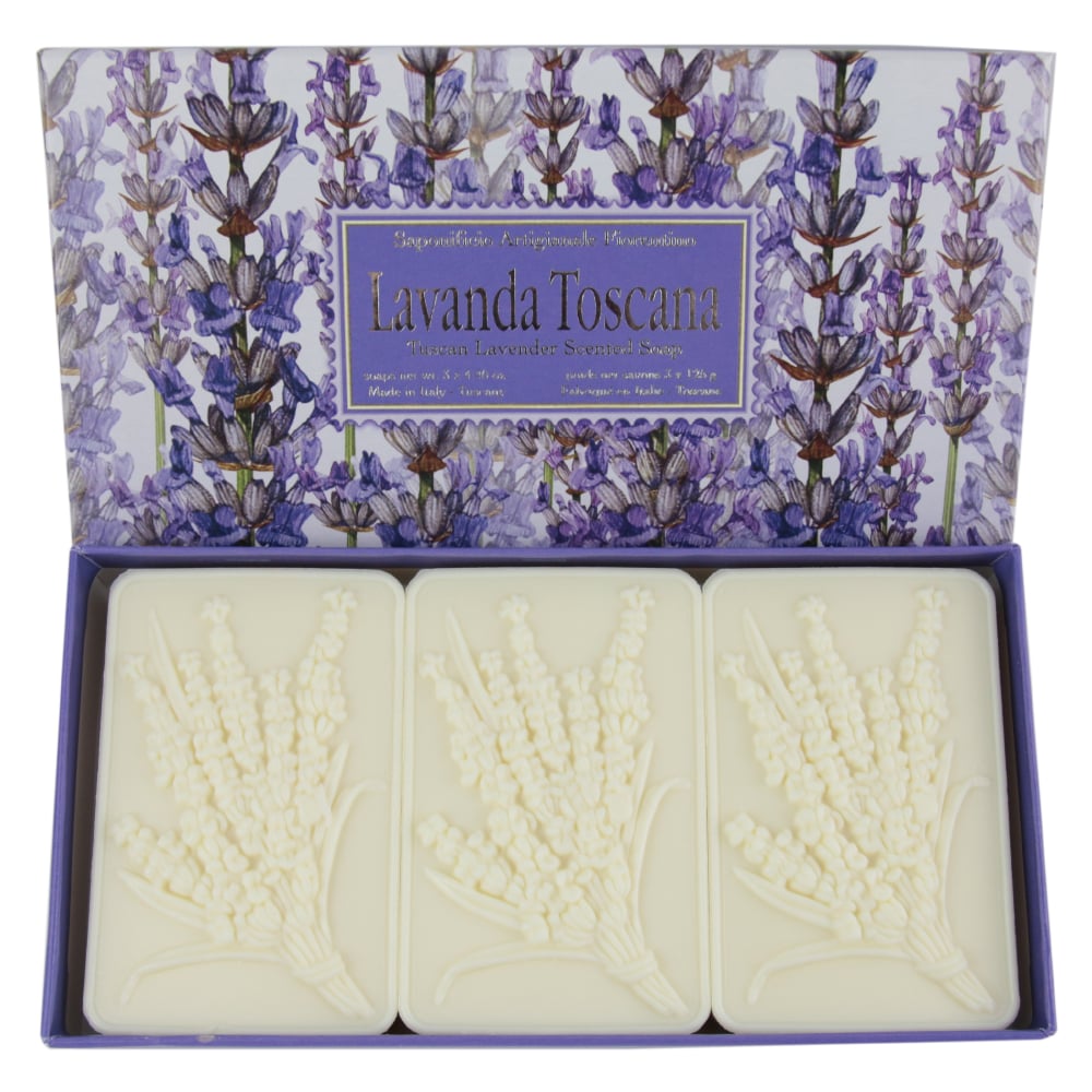 Set sapun Lavanda Toscana 3x125 gr - Lavanda - Hontfar