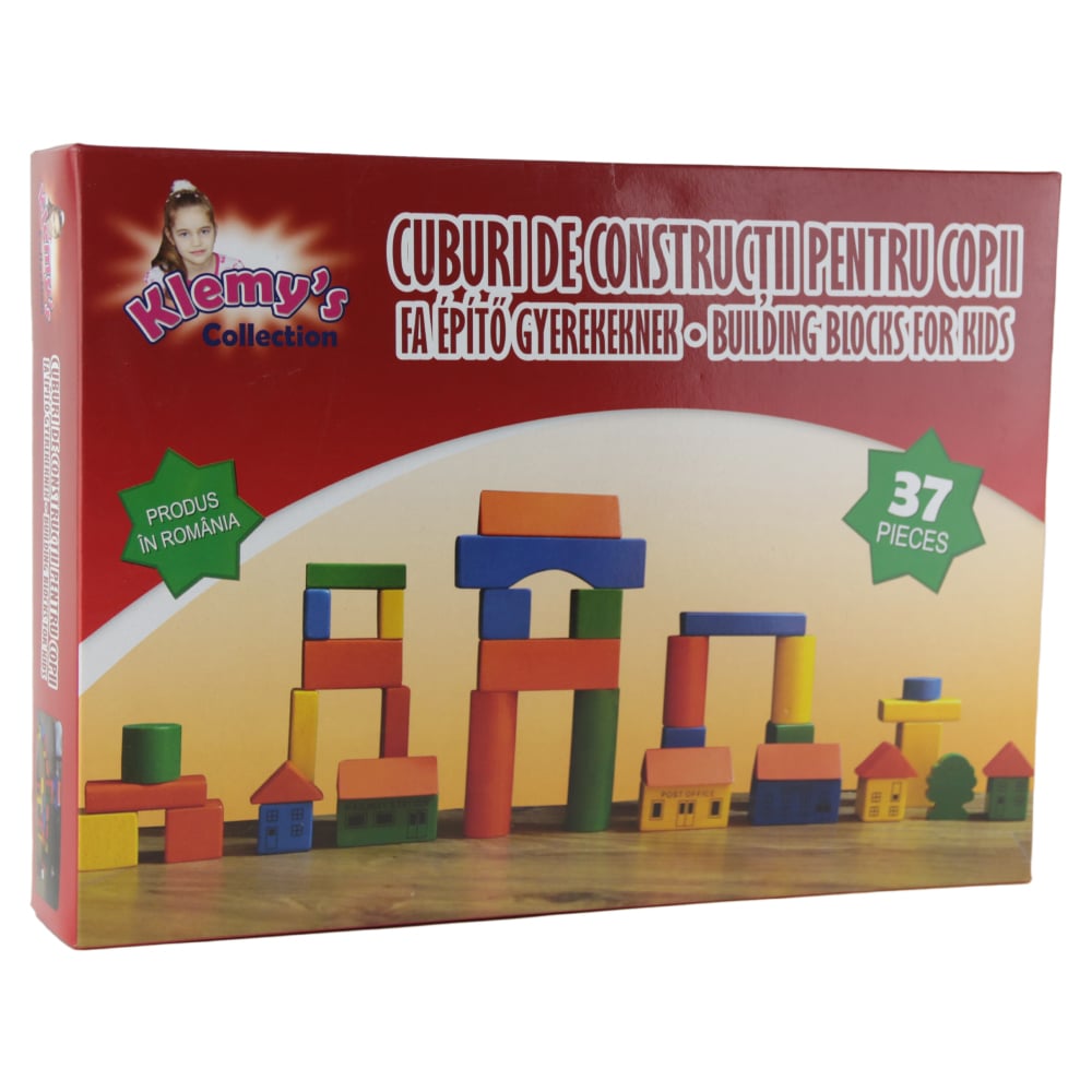 Cuburi de constructii din lemn, Klemy's Collection - Hontfar