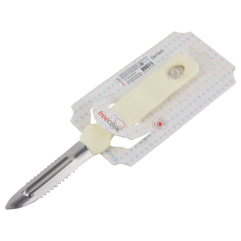 Curatator legume din inox si plastic 20 CM Freecook - Hontfar