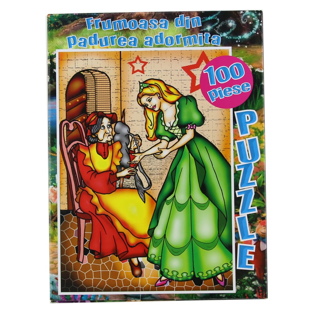 Puzzle Greuceanu/Frumoasa din padurea adormita 100 piese - Hontfar