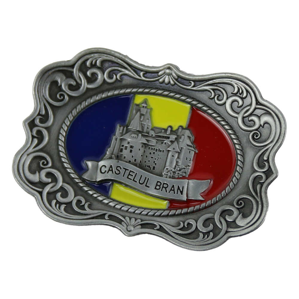 Magnet frigider din metal 7x5 CM, Castelul Bran - Hontfar