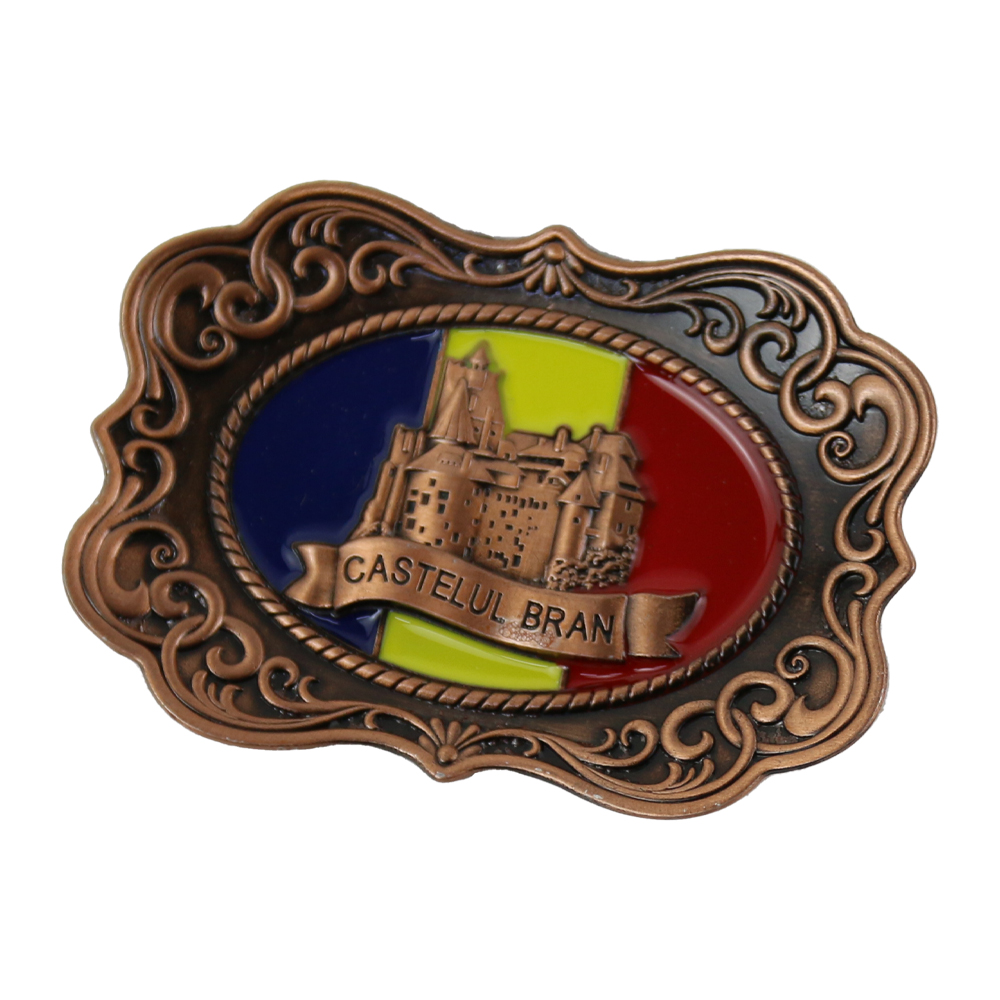 Magnet frigider din metal 7x5 CM, Castelul Bran - Hontfar