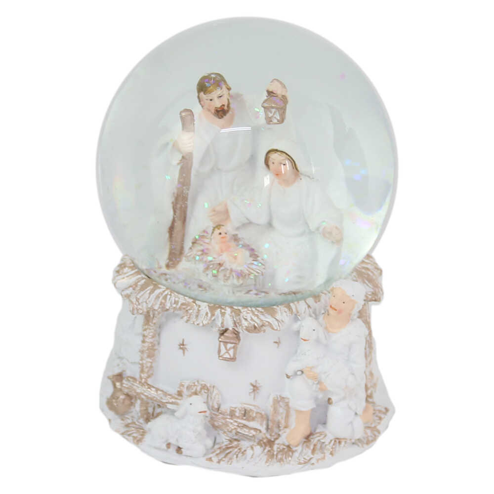 Glob de zapada muzical Sfanta Familie 14 CM - Hontfar