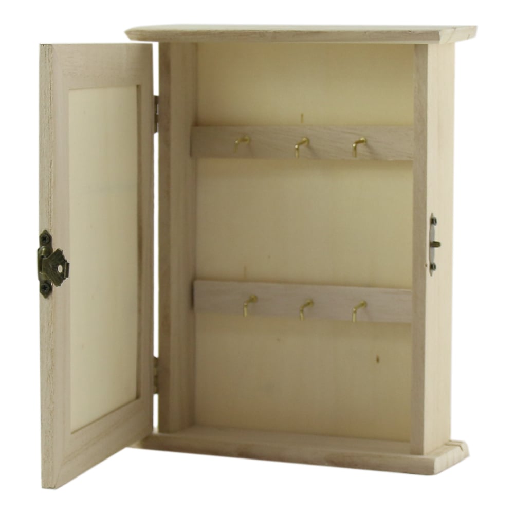 Cutie pentru chei din lemn natur, Hobby 16x21 CM - Hontfar