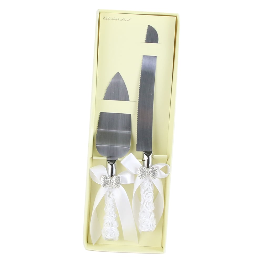 Set tacamuri tort nunta - Alb - Hontfar