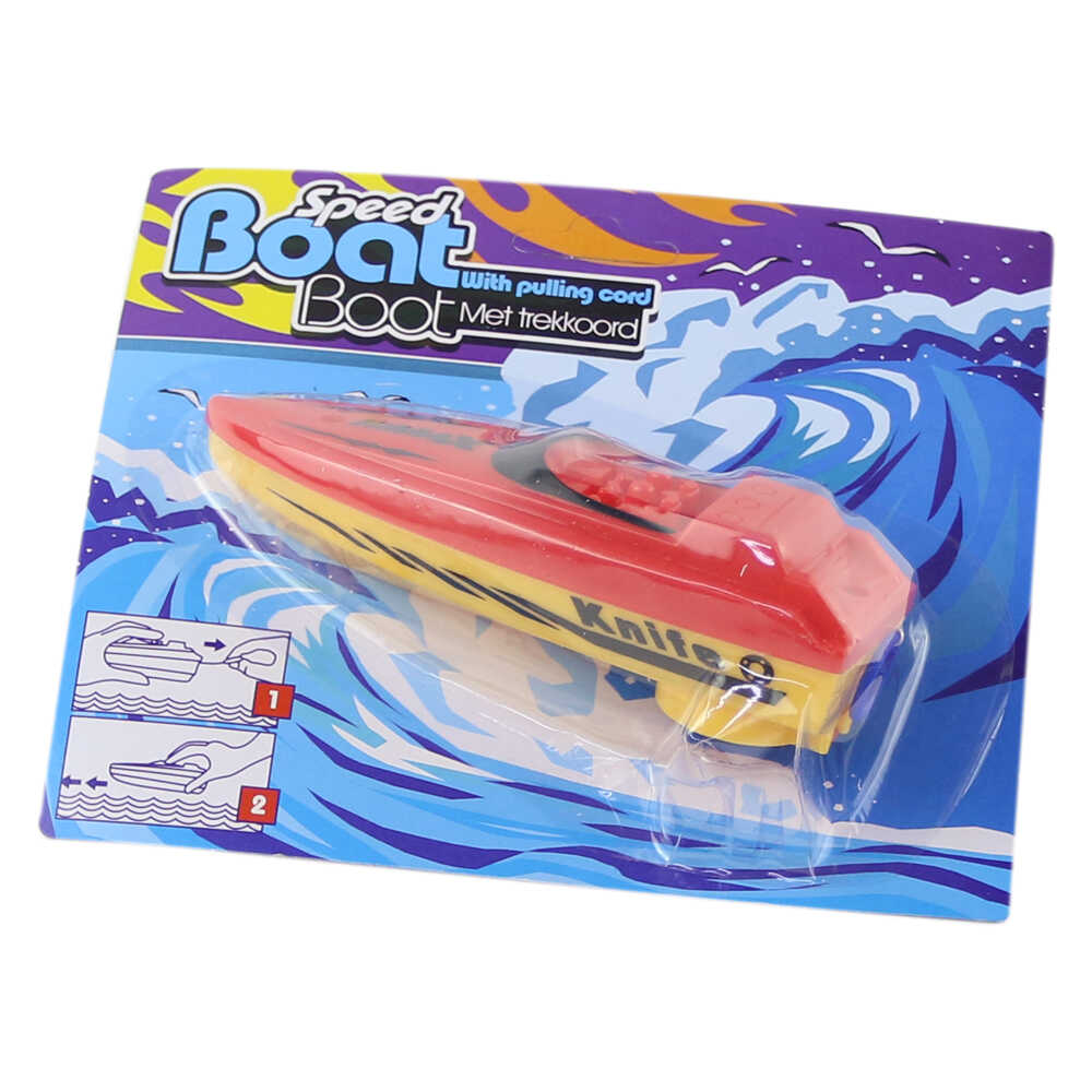 Barca din plastic Speed Boat 13 CM - Hontfar