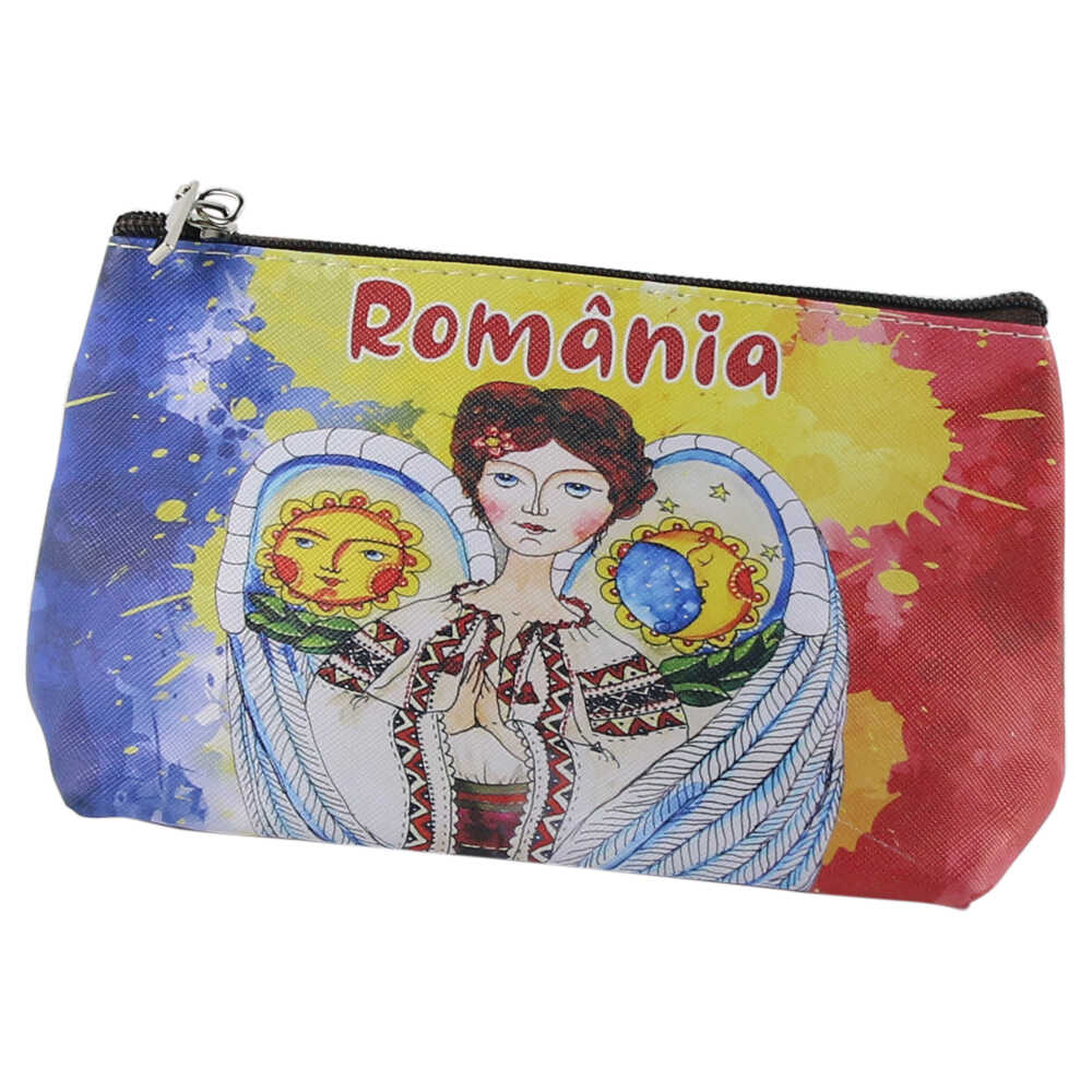 Geanta cosmetica 19x11 CM, Romania, Inger - Hontfar