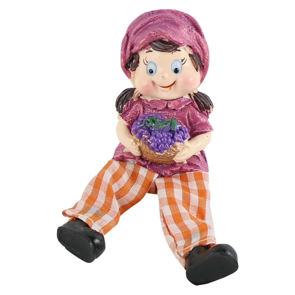 Magnet frigider Batran cu picioare textile 12 CM - Hontfar