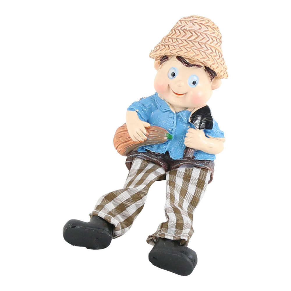 Magnet frigider Batran cu picioare textile 12 CM - Hontfar