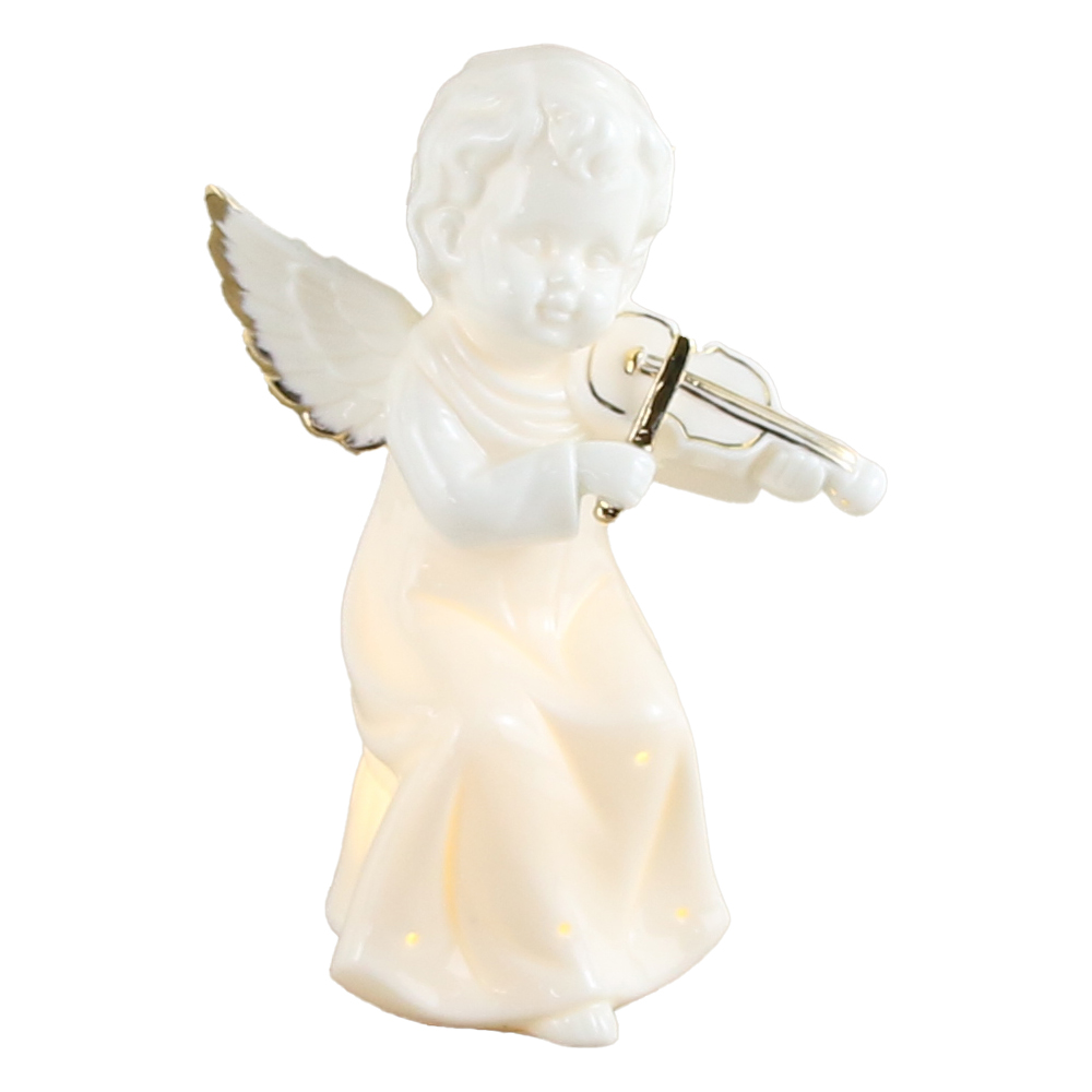 Figurina Inger din ceramica cu led 18 CM - Hontfar