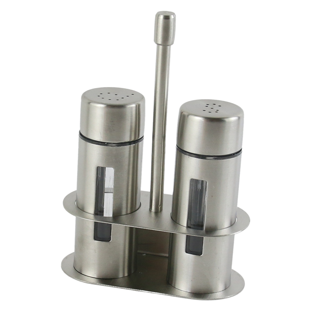 Solnita si pipernita cu suport din inox 11x16 CM - Hontfar