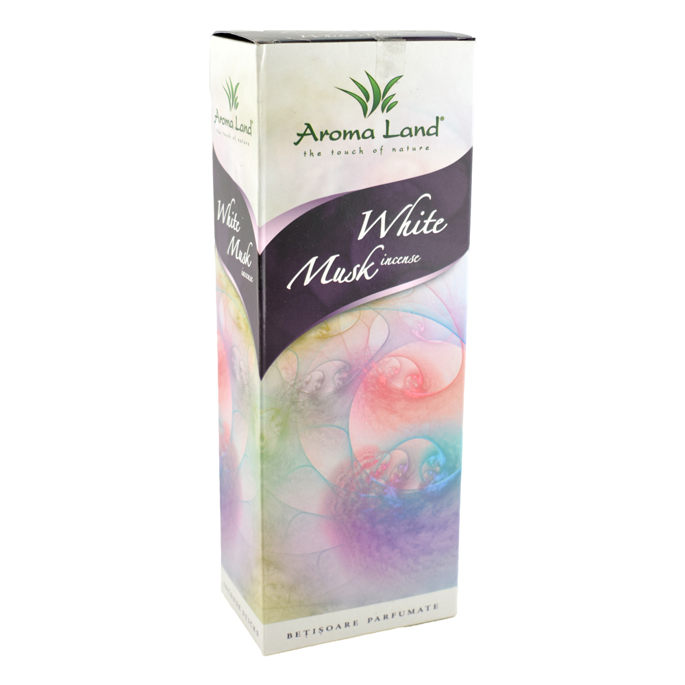 Betisoare parfumate Mosc alb, 6 cutii de 20 de betisoare - Hontfar