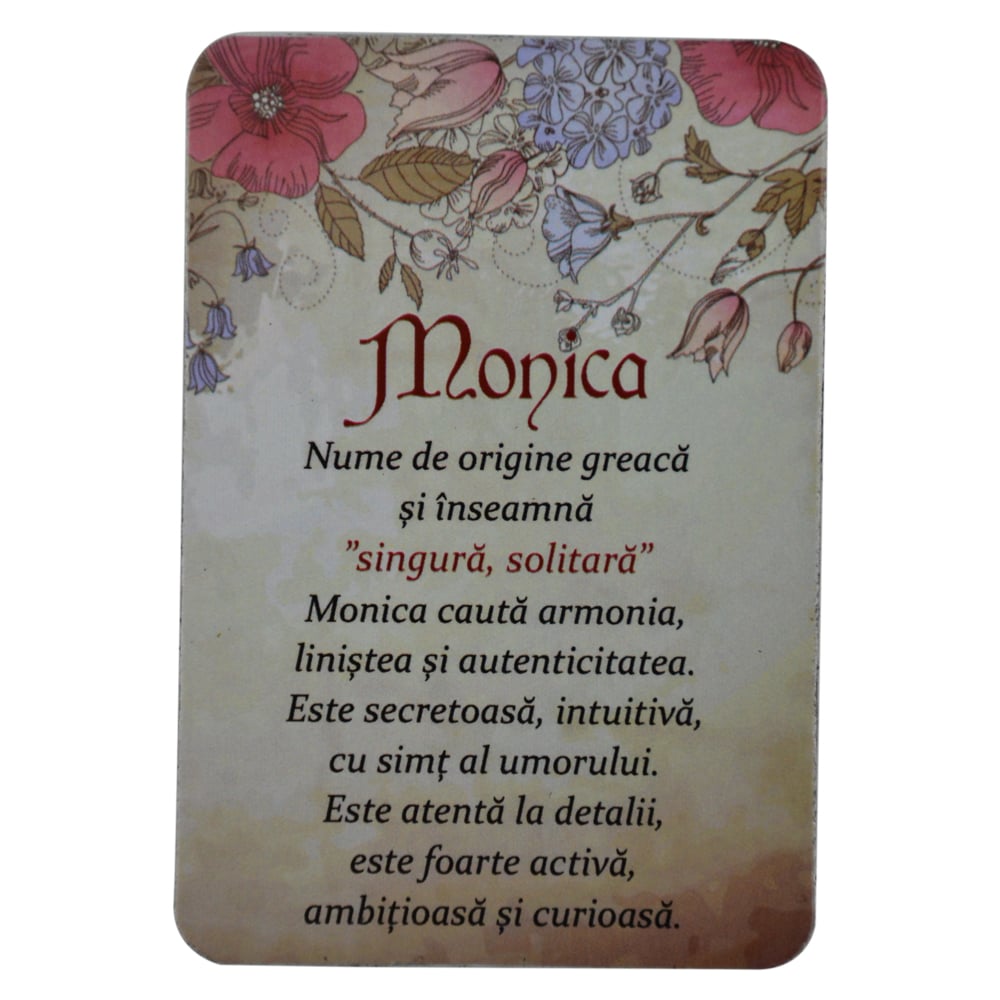 Magnet pentru frigider personalizat cu nume - Design inscriptionat ...