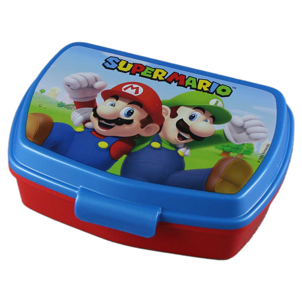 Cutie sandwich din plastic Super Mario 17x13 CM - Hontfar